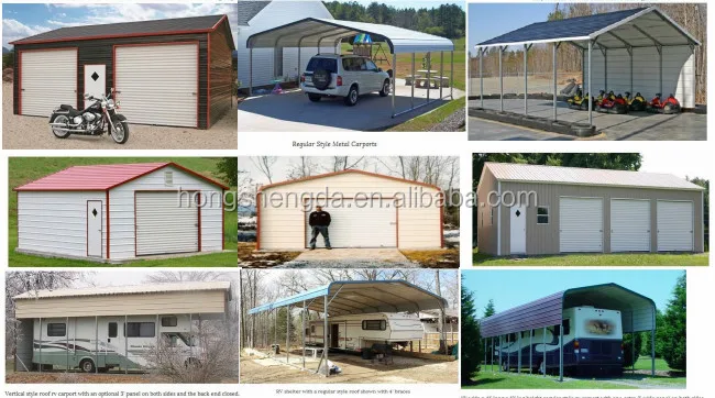 Modern Prefab Flat Pack Metal Carport For Sale - Buy Metal Carport ...