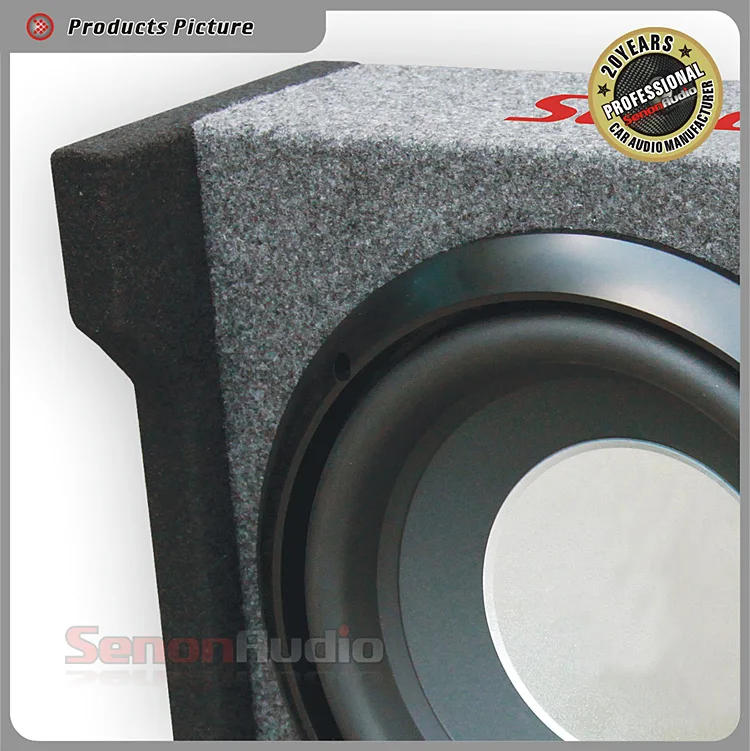 Senonaudio Single 10 Inch Shallow Car Audio Subwoofer Box