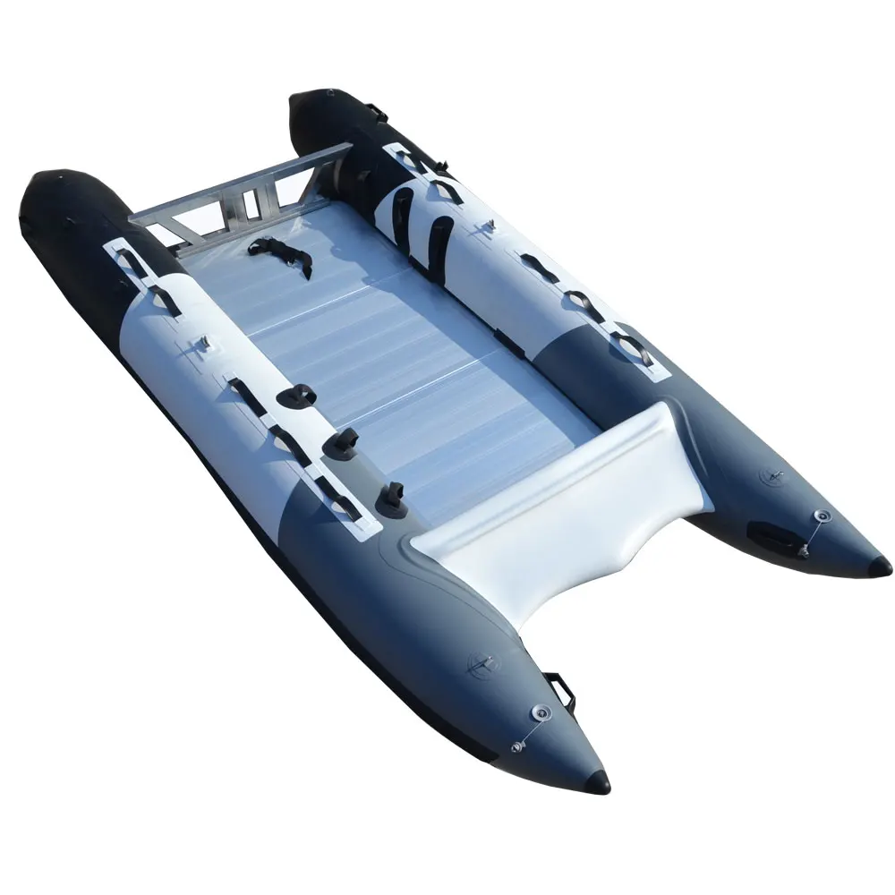 2024 New 11ft PVC Inflatable Fishing Zapcat Boat Catamaran Rib Boat for ...