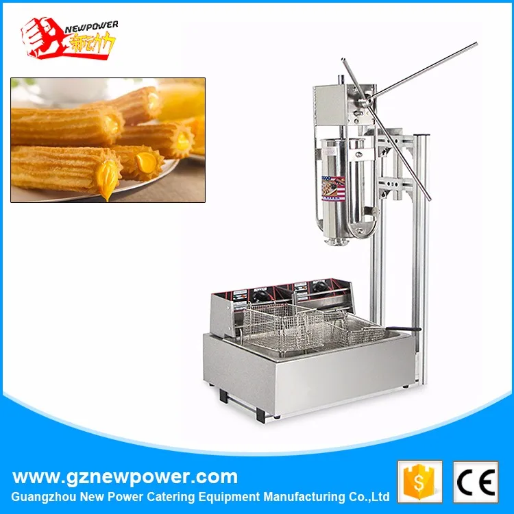 Stainless Steel Churros Machine Churros Making Machine With Fryer For ...