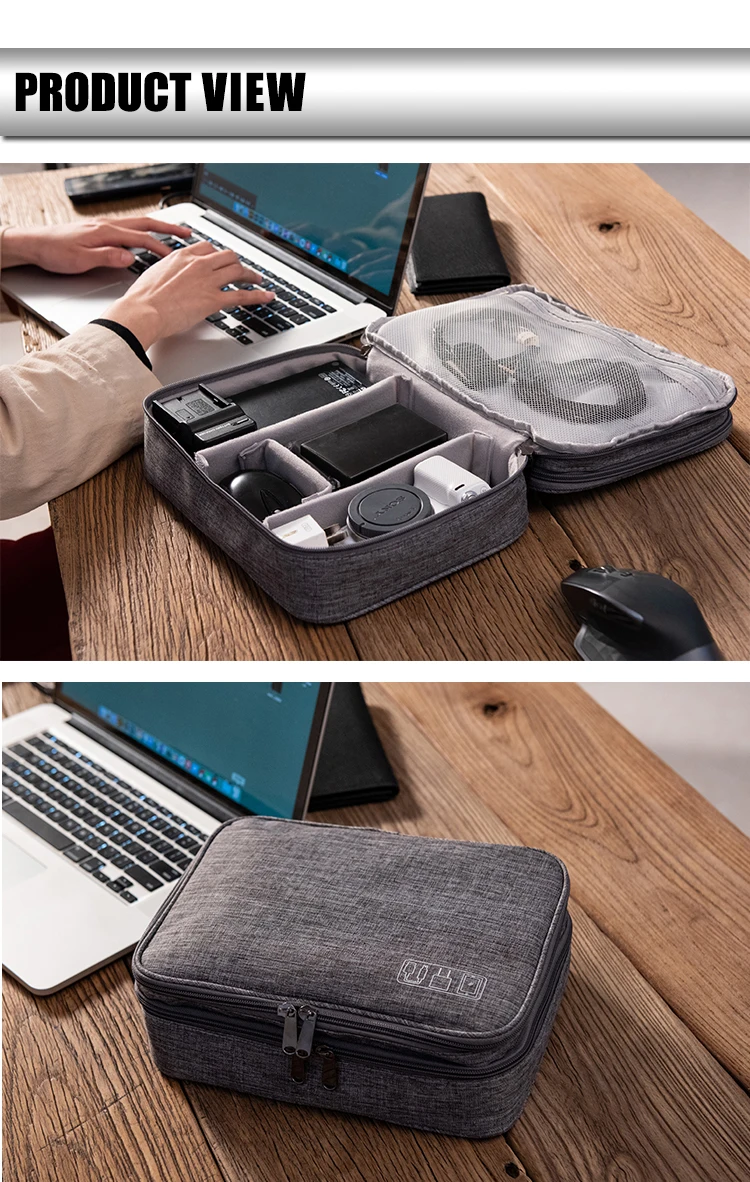 3-layer Digital Storage Bag - Ideal for Travel Organizing