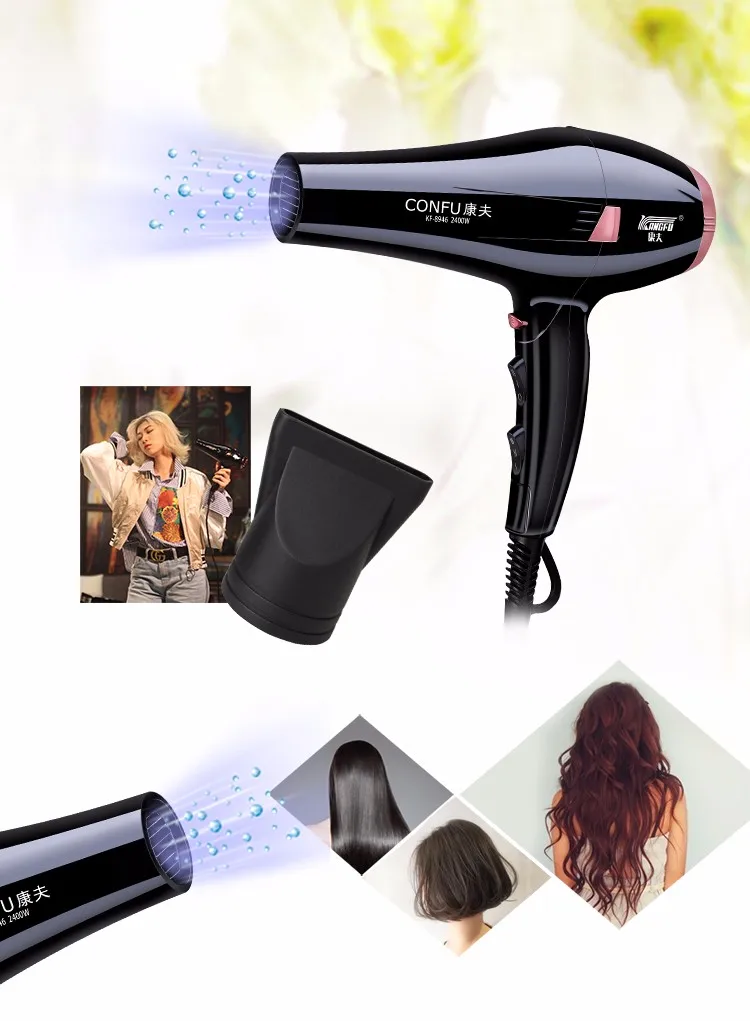 Ac Motor Hair Dryer With High Power Professional Ionic Hair Dryer - Buy ...