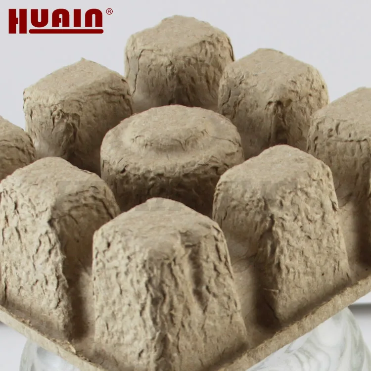 Recycle Molded Pulp Paper Corner Protector for Glass Bottle Packaging