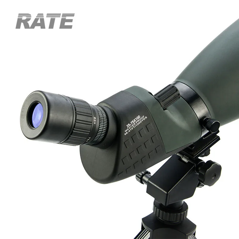 25-75X100 Big Eye-Piece Zoom Lens Spotting Scope Monocular Telescope