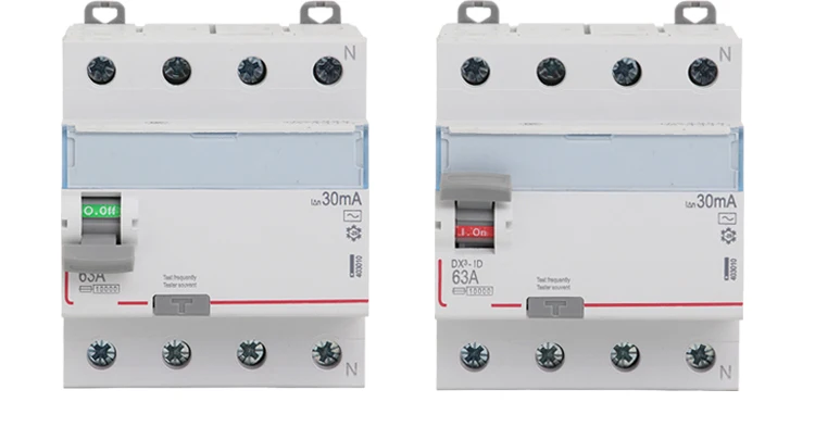 30ma 100ma 300ma 500ma Dx3-id Circuit Breaker 4p 10a 16a 20a 25a 32a ...