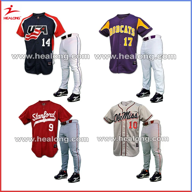 Cheap Sublimation Team Baseball Uniforms Design,Fashion Infant Custom ...