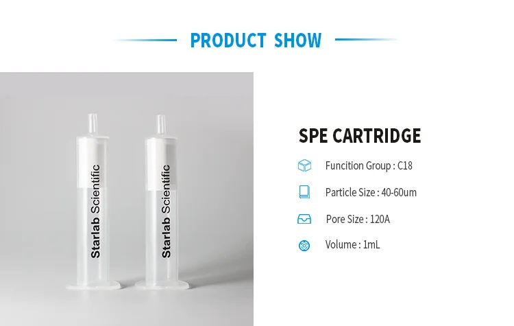 China Spe C18 Solid Phase Extraction Columns - 100-200mg