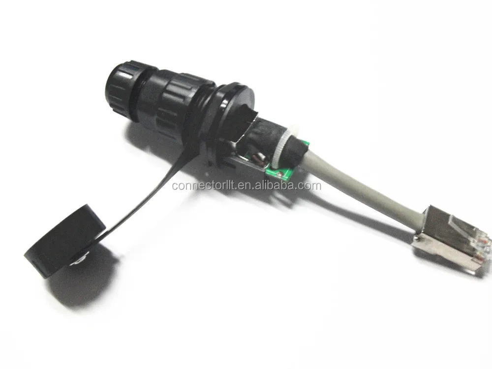 Llt Panel Mount Rj45 Connectors And Protection Caps For Standard Rj45 ...
