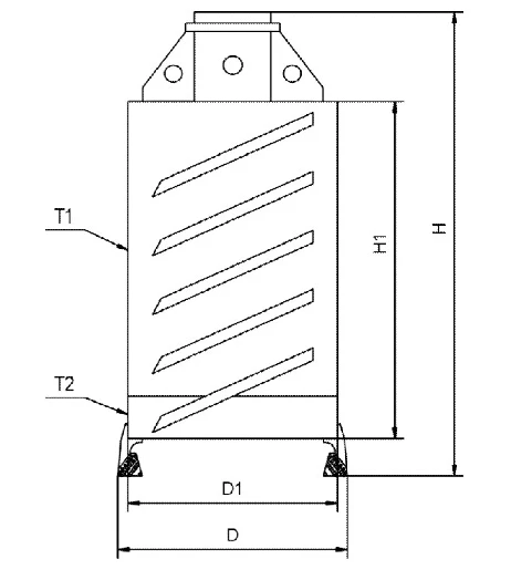 Bauer Foundation Piling Rig Core Barrel With Roller Bit - Buy Core ...