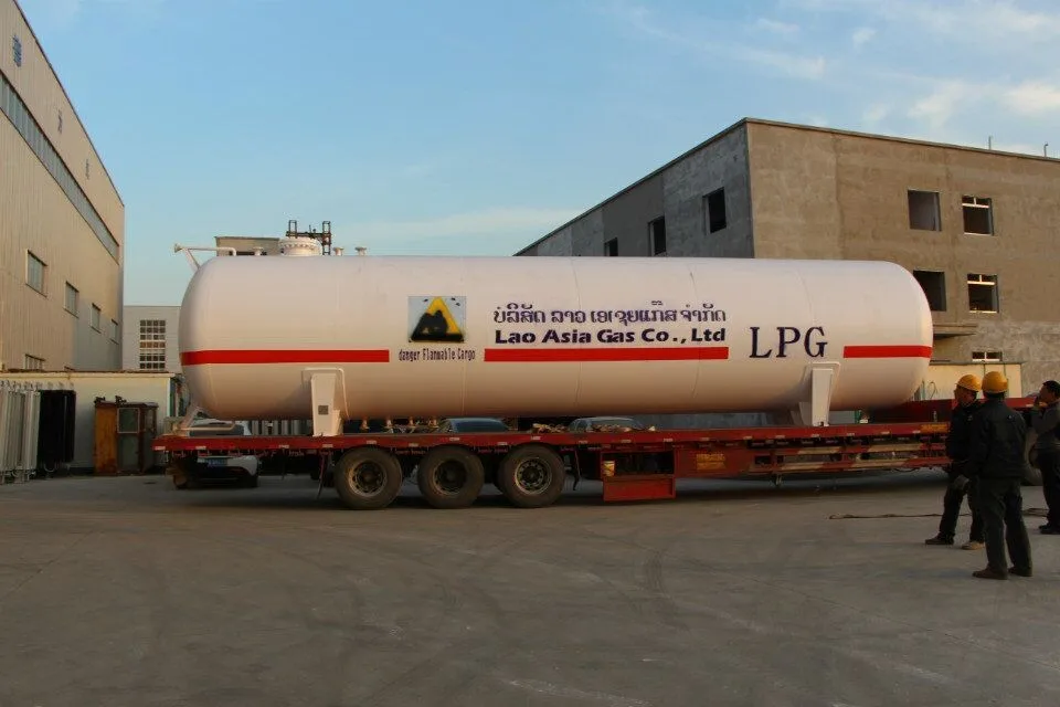 60000L Full Plant LNG Station LNG Storage Tank Horizontal LNG Tank ...