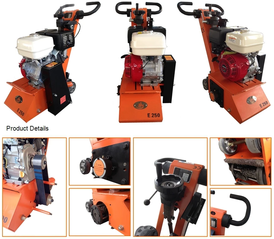 Concrete Surface Roughing Machine For Removing Paint With Ce Jhe250 ...