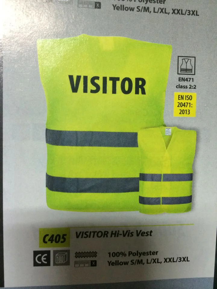 Visitor Hi-vis Vest - Buy Hi-vis Vest,Safety Vest With Pockets,Safety ...