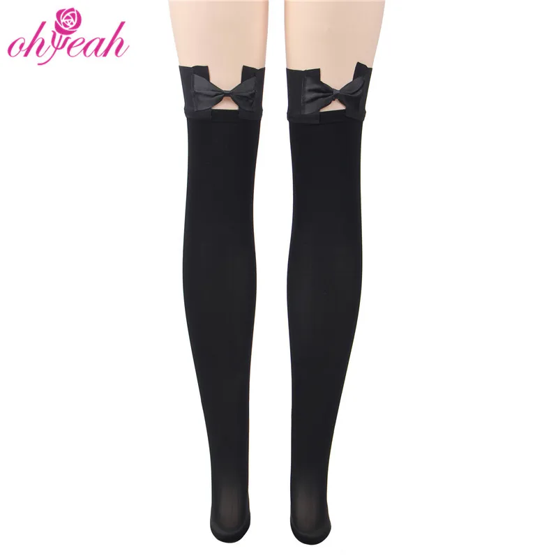 Women's Fashion High Quality Sexy Lace Silk Thighs Pantyhose Plus Size ...
