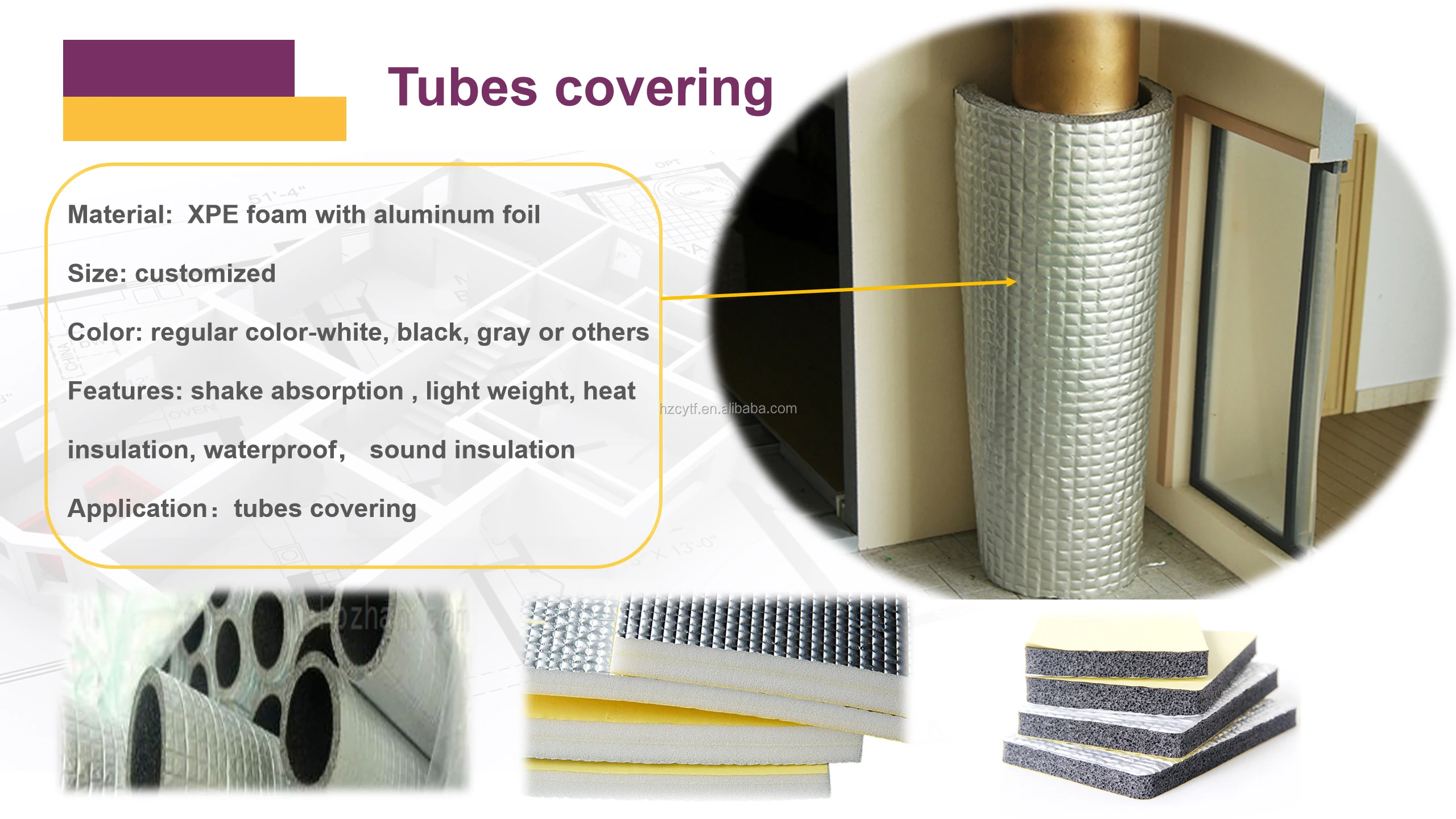 Xpe Polyolefin Resistant Ixpe Materials Sheet Closed Cell Pad ...