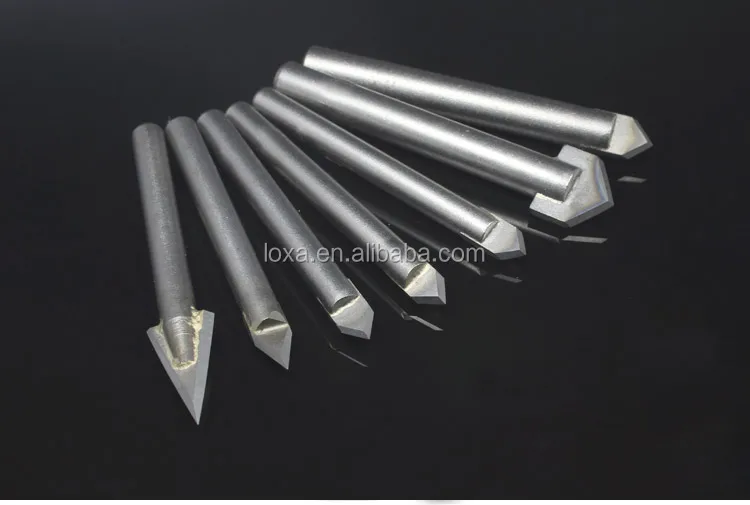 Carbide Router Engraving End Mill Bits Tool Marble Cnc Stone Diamond ...