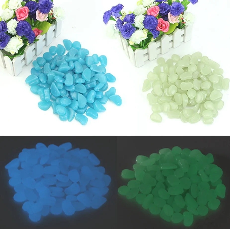 Glow Pebble Glow Stone Glow Plastic Pebble For Decoration - Buy Glow ...