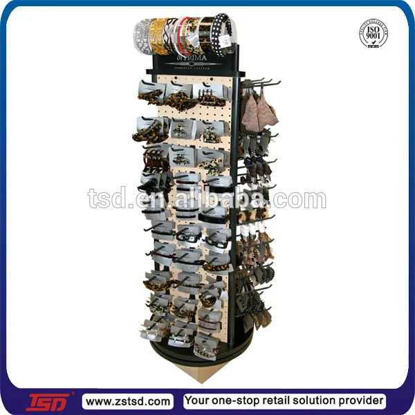 Tsd-w214 Custom Retail Store Floor Rotating Hair Bow Display Rack/hair ...