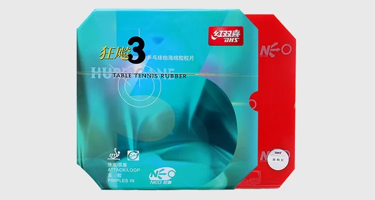 Dhs Neo Hurricane 3 Pips-in Table Tennis Neo Sponge High Speed Ping ...