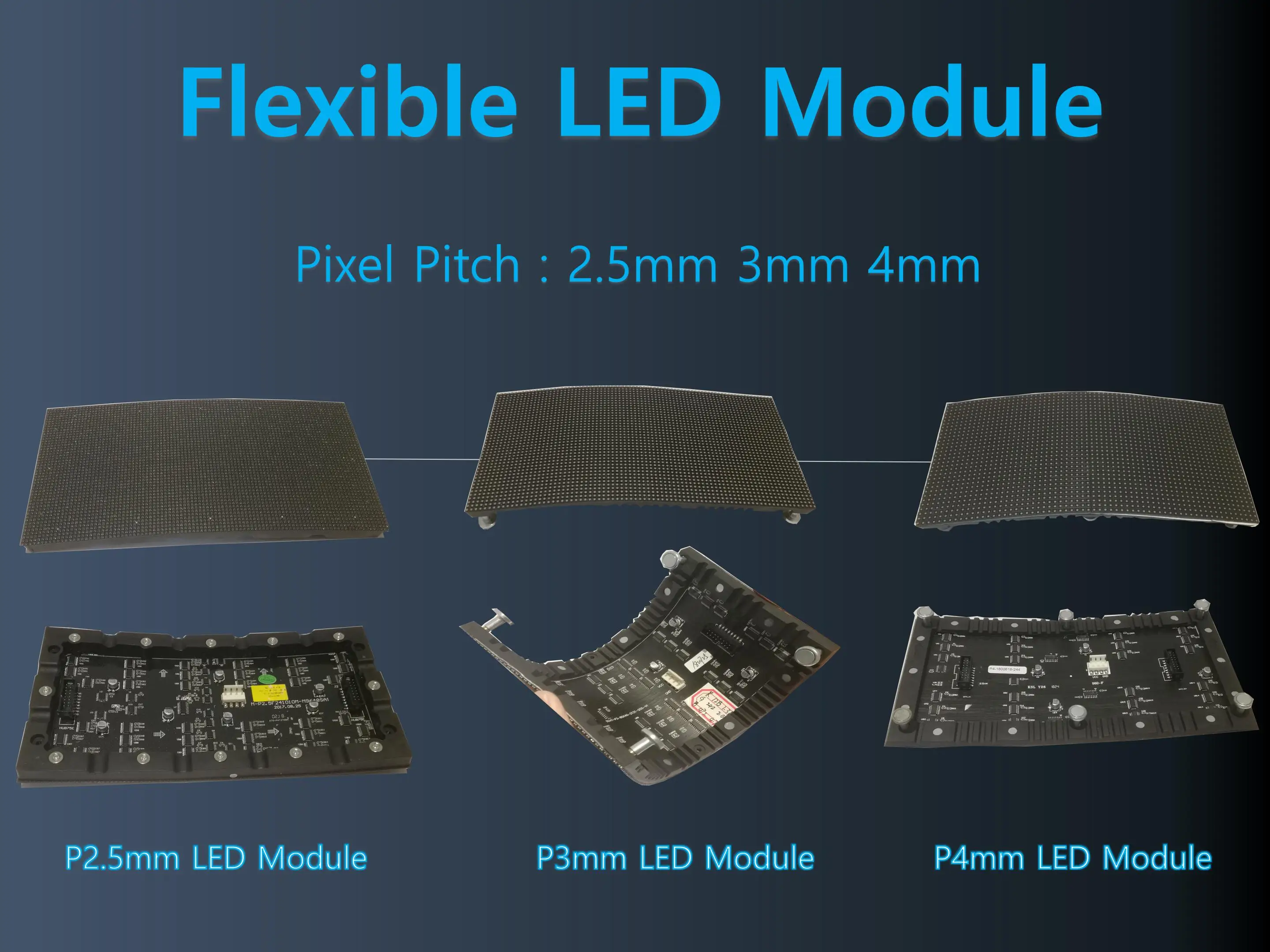 P2.5 P4 Led Module 2121 Flexible Led Display Panels For Programmable ...