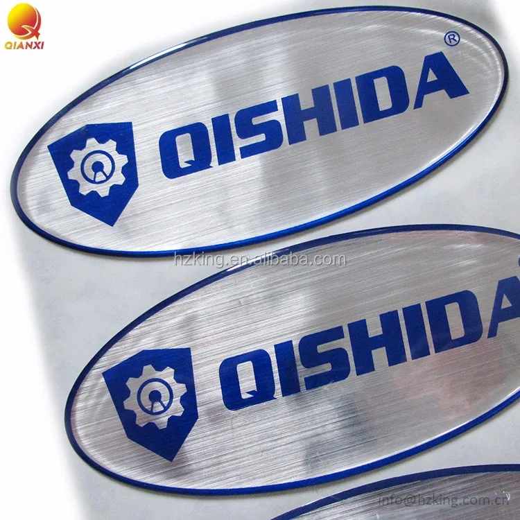 Custom 3d Embossed Polyurethane Resin Domed Logo Stickers Crystal Epoxy ...