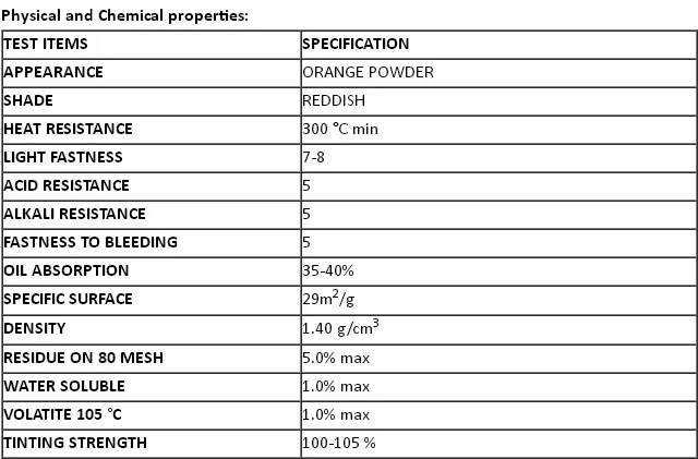 Pigment Orange 71 - Chromophtal DPP for Plastics & Rubber