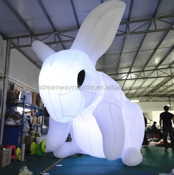 2022 Giant Inflatable White Rabbit,inflatable Rabbit Balloon,inflatable ...