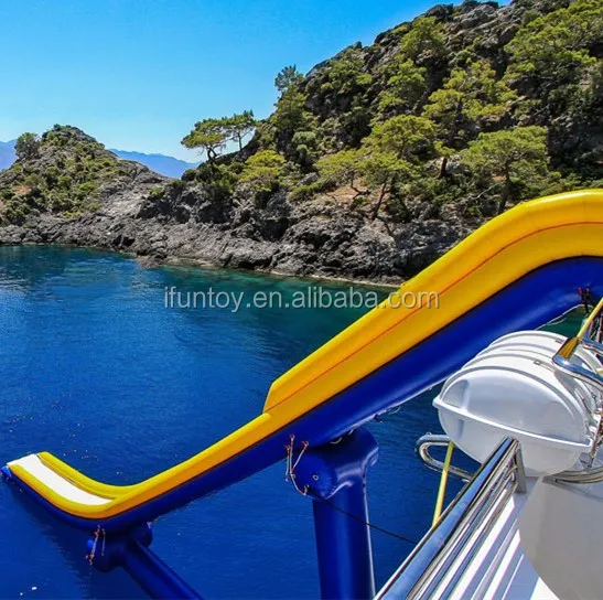 Freestyle Pvc Cruiser Slides Sea Use Inflatable Yacht Slide For Boat ...