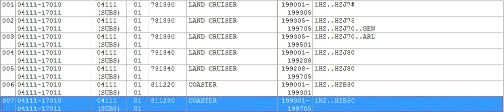 04111-17010 04111-17011engine Parts Cylinder Full Head Gasket Kits For ...