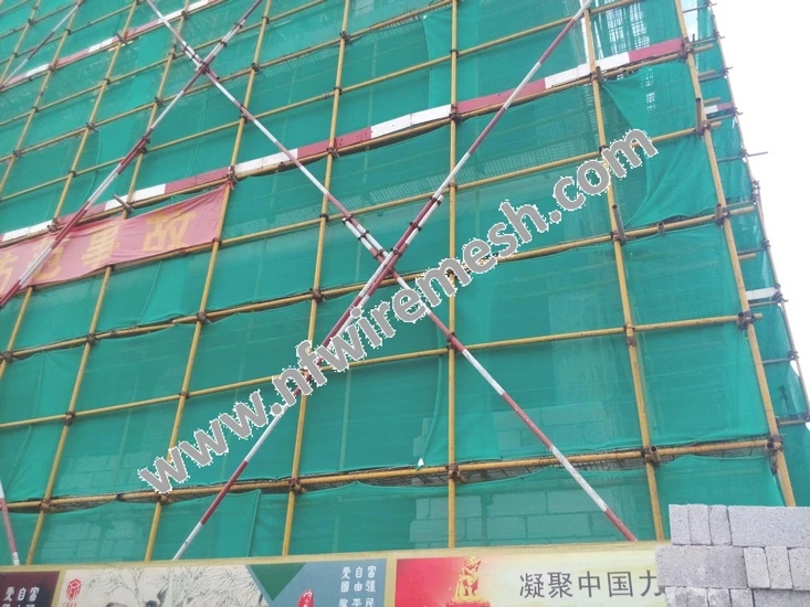 Dust Proof Mesh 100% Hdpe Material Green Construction Safety Net - Buy ...