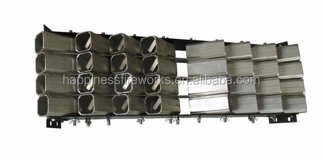 32 Shots Aluminium Display Rack - Fireworks Pyrotechnics