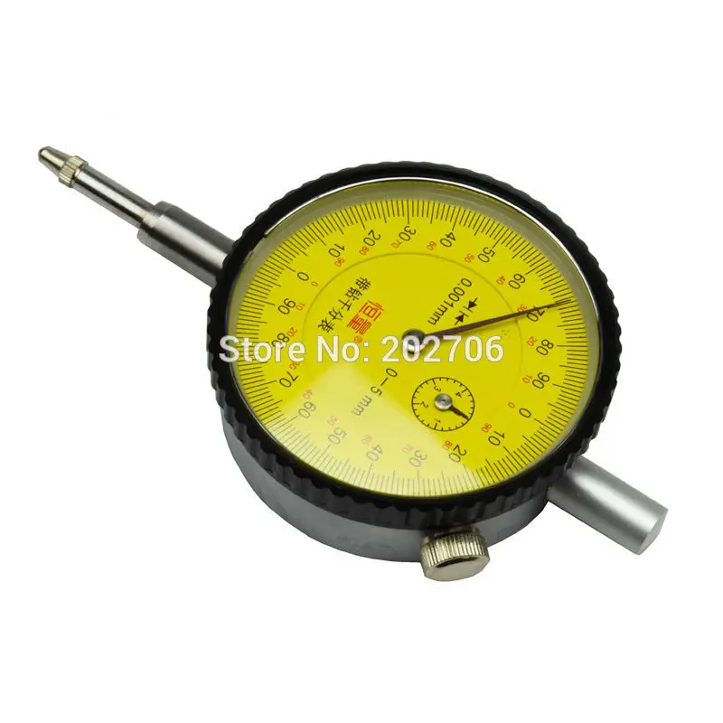 5mm Micron Dial Indicator Jewels Dial Gauge 0-5mm 0.001mm