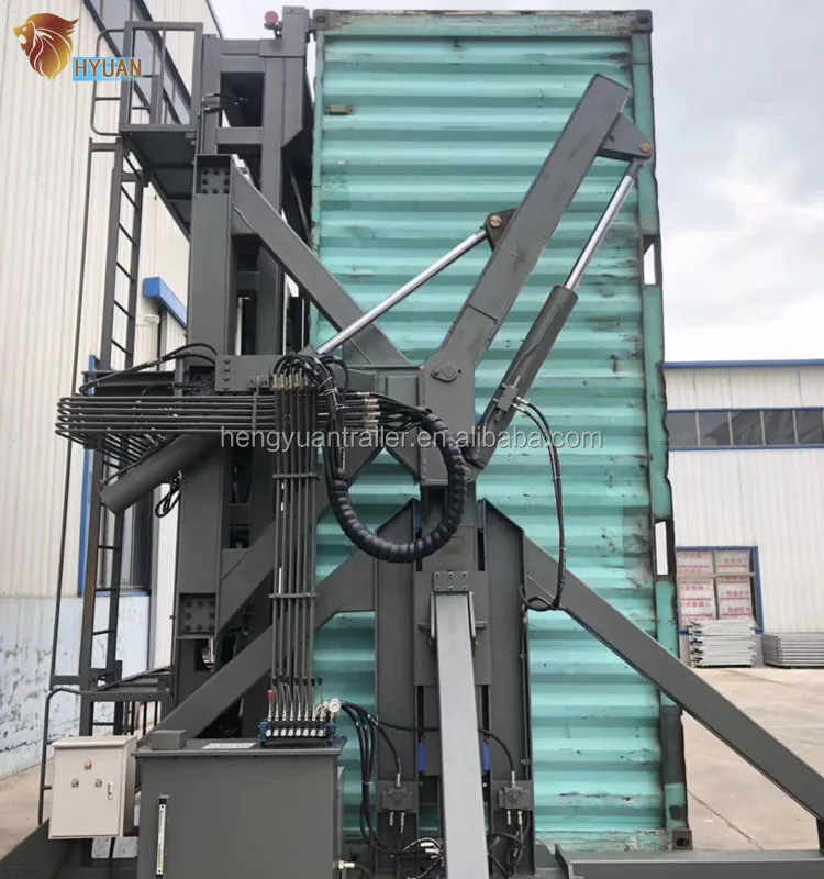 Hyuan Hydraulic Container Tilter 20ft Price - Buy Container Tilter Machine,Container Turnover ...