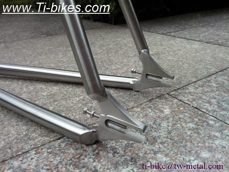 Super Light Titanium Single Speed Bicycle Frame Track, Cheap Titanium ...