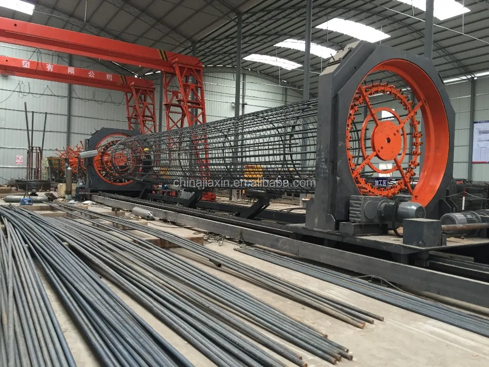 Steel Bar Rebar Pile Cage Welding Machine - Buy Steel Bar Cage Welding ...