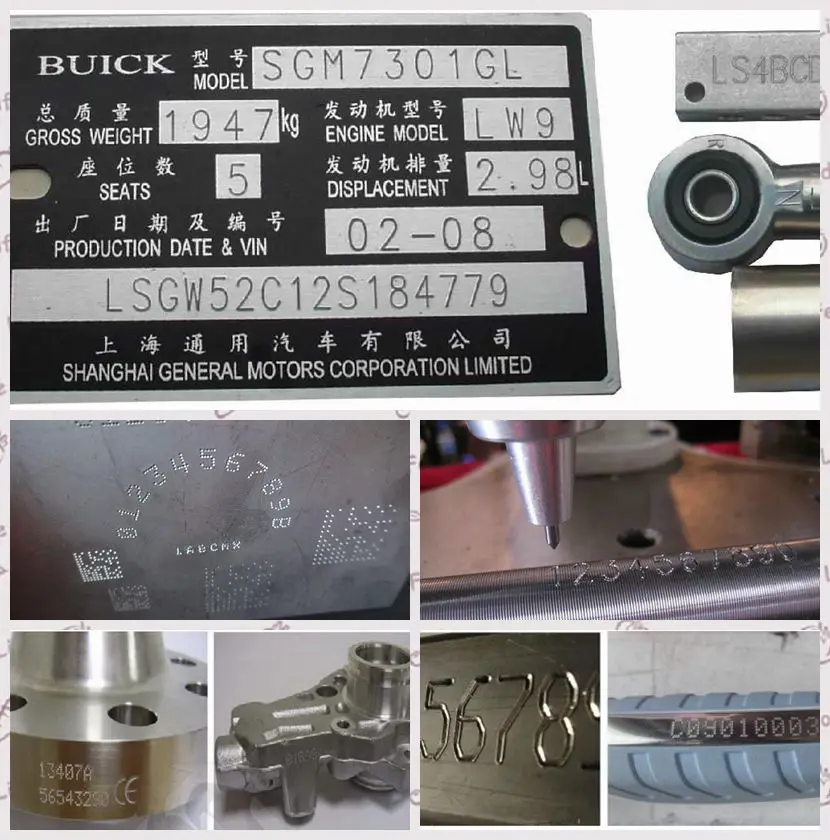 VMADE Hand-Held Micro Percussion Dot Peen Marking Machine