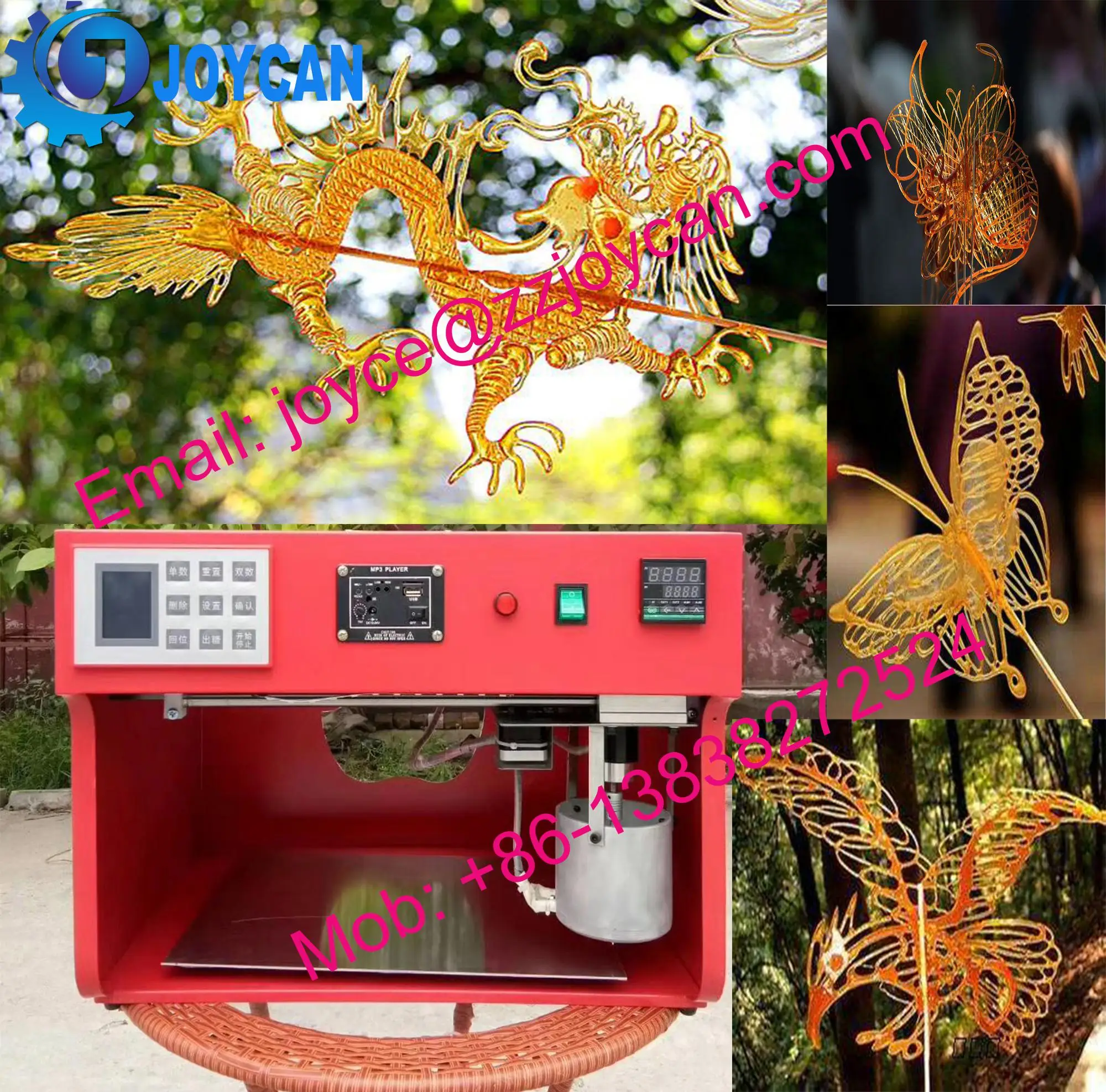 Food Sugar Art Painting Machine Smart Sugar Painting Making Machine ...