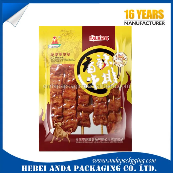 Custom Printed Vacuum Packed Cooked Meat /cooked Food Bag Design ...