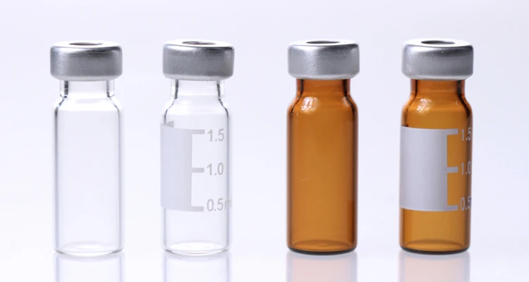 Analytical Standard Hplc Ms 2ml Clear Glass Gc Vial With Aluminum Cap - Buy Analytical Hplc Vial ...
