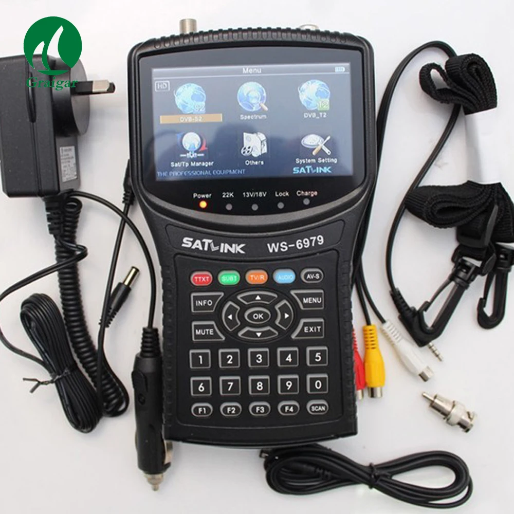 Digital Satlink Ws-6979 Dvb S2/t2 Hd Combo Spectrum Mer Satellite ...