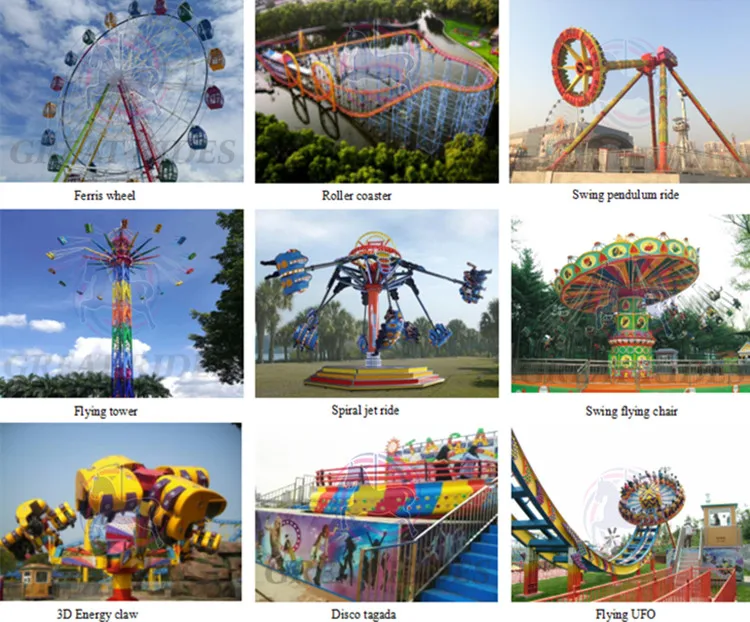 Cheap Price Funfair Family Amusement Game Rotary Airborne Shot Rides ...