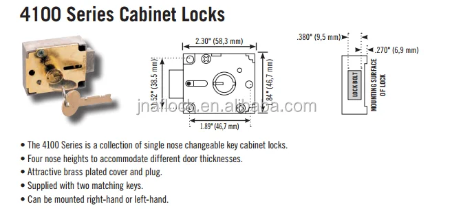 SG4100 Lock - Ideal for Safe Deposit Solutions