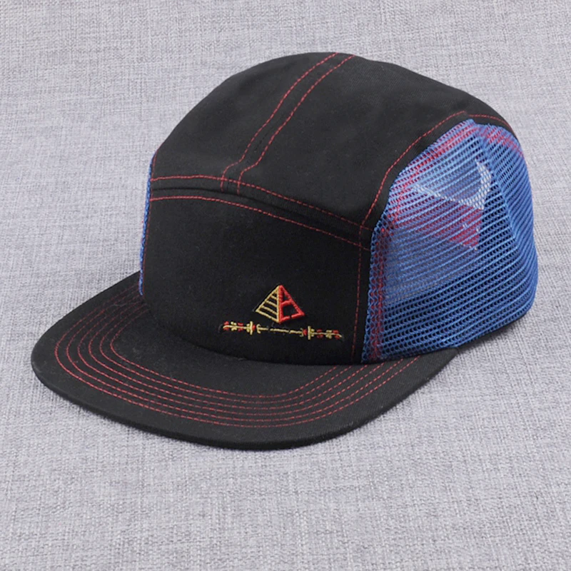 Custom Design Nylon Mesh 5 Panel Hats,Design Your Embroidery 5 Panel ...