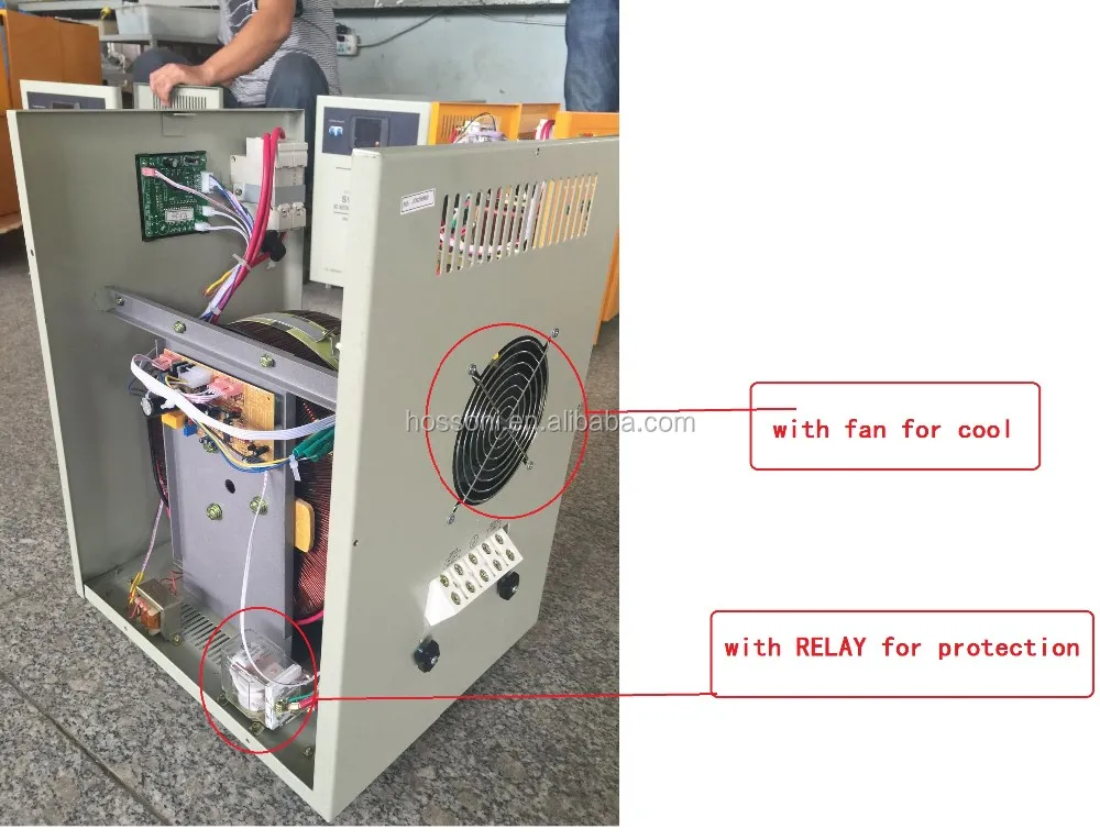 SVC-10KVA AC Voltage Regulator - Copper Wiring, 220V/110V, Wide Input ...