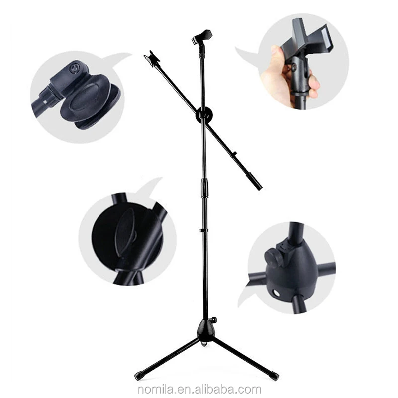 Professional Recording Studio Microphone Arm Stand Adjusting Height ...