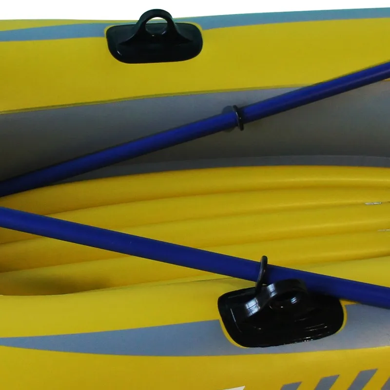 Lightweight Pvc Rubber 2 Person Inflatable Rowing Pontoon Boat With ...