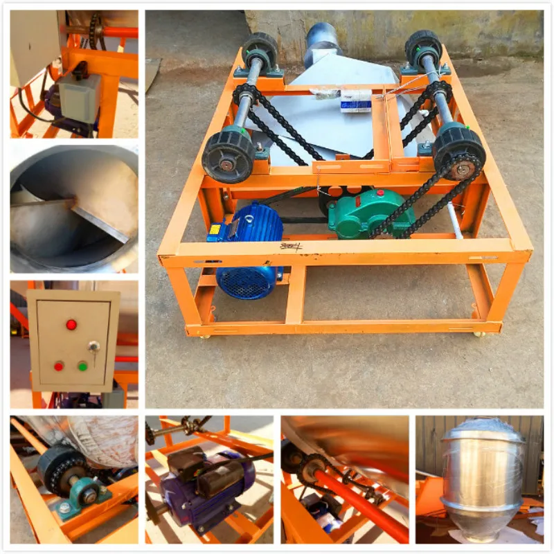 Rotary Roller Vegetable Seed Mixing Machine - Seed Coater