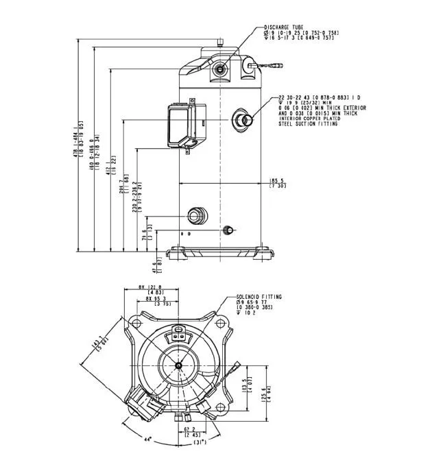 Zbd Series Digital Copeland Scroll Compressor Zbd58kce-tfd - Buy ...