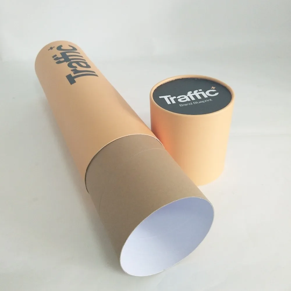 Packaging Round Paper Poster Mailing Box Paper Mailing Poster Tube ...