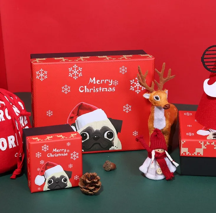 Yilucai Physical Store Upscale Christmas Gift Box Santa Claus Chinese ...