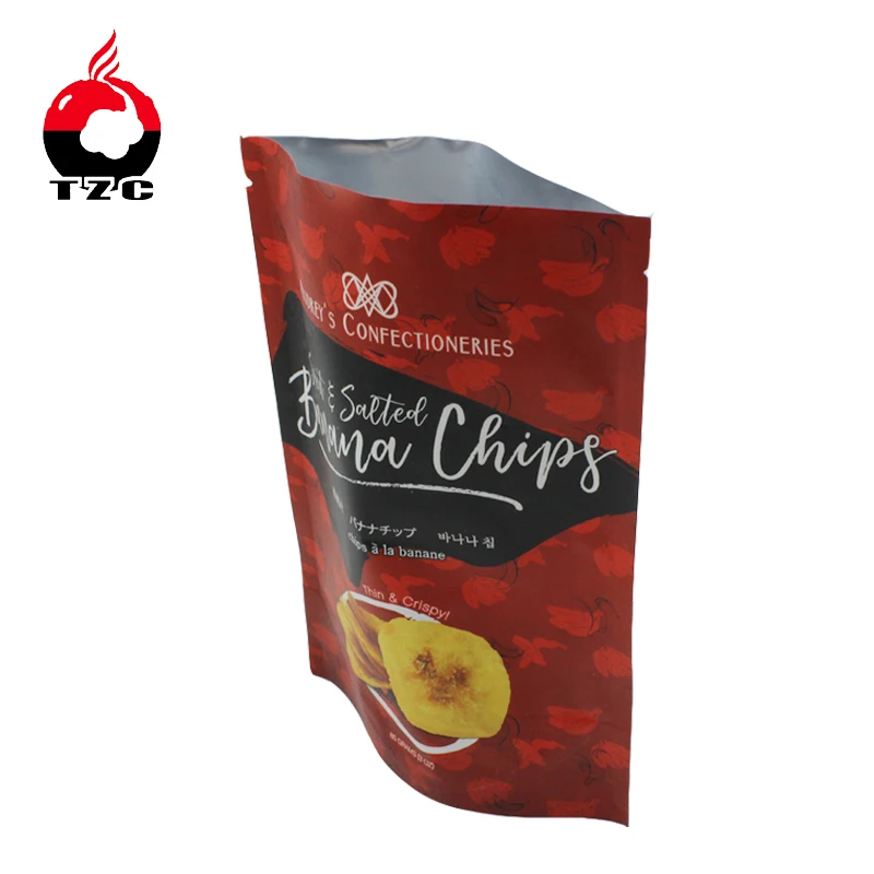 Resealable Zip Pack Bag For Banana Chips Plantain Chips Packaging Bags ...